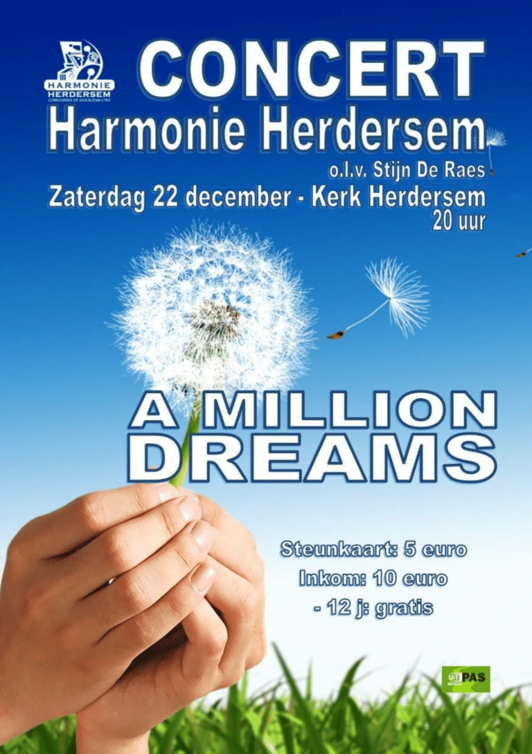 Concert Harmonie Herdersem - A Million Dreams - Herdersem